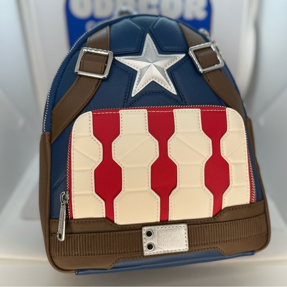 Loungefly | Bags | Loungefly Marvel Captain America Backpack | Poshmark